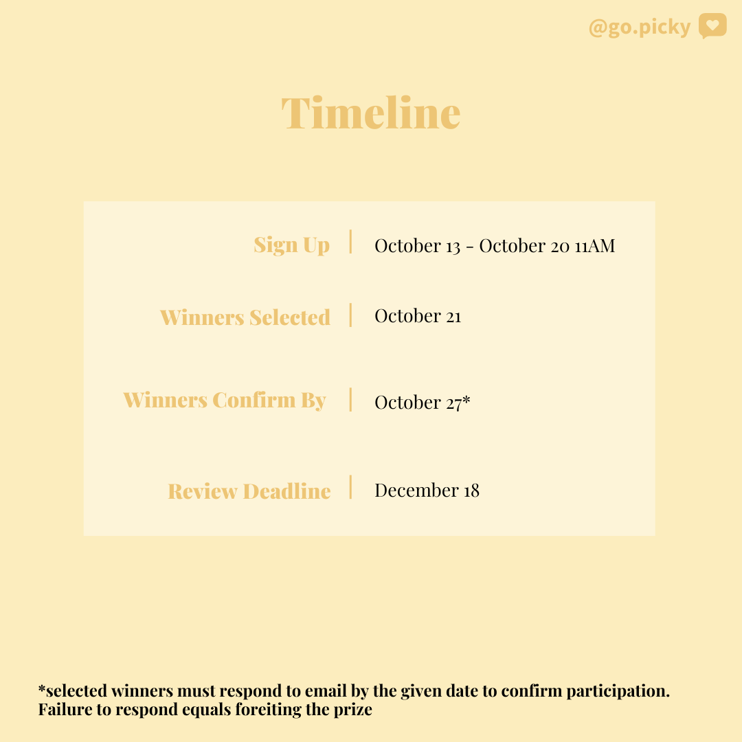 Picky Reviewer Event with KEEP COOL