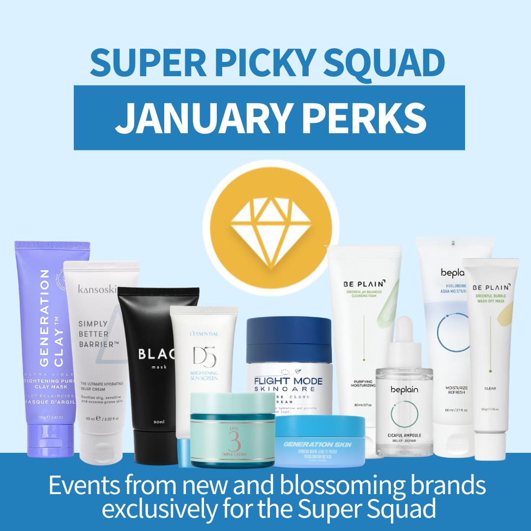 Super Picky Squad: January Perks