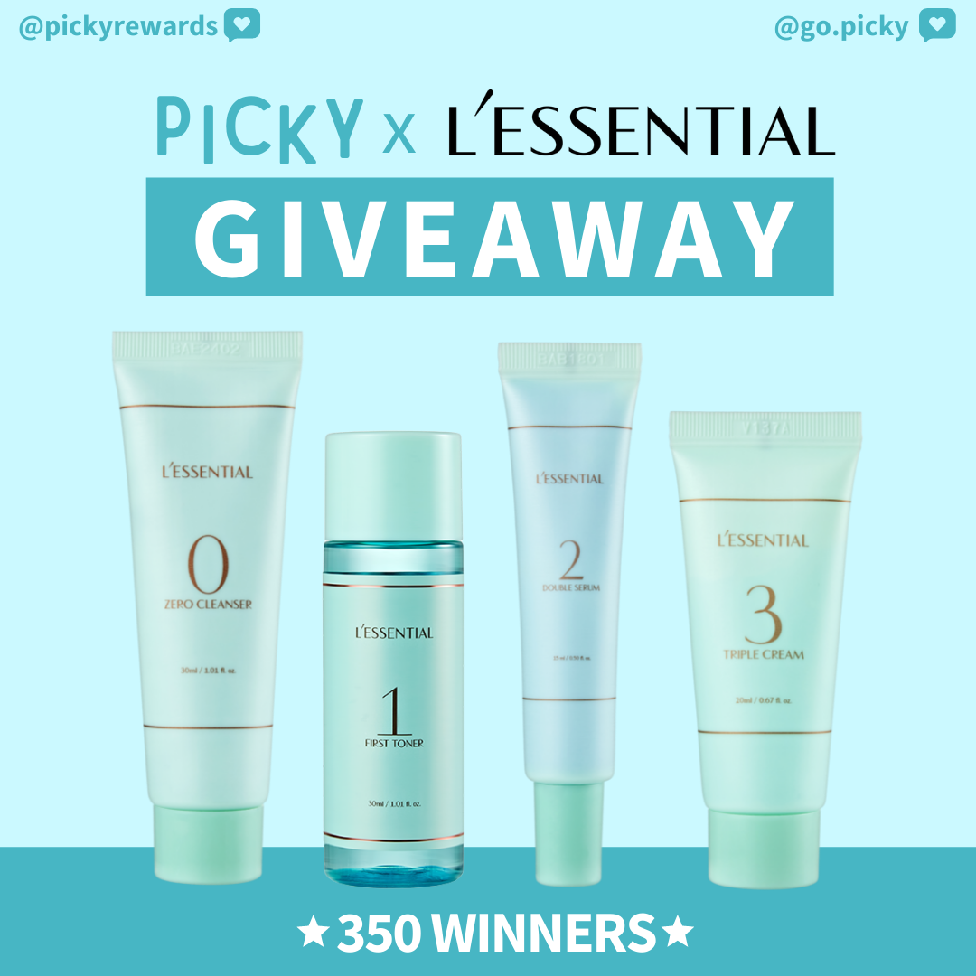Lessential Giveaway Picky No 1 K Beauty And Skincare Giveaway Platform