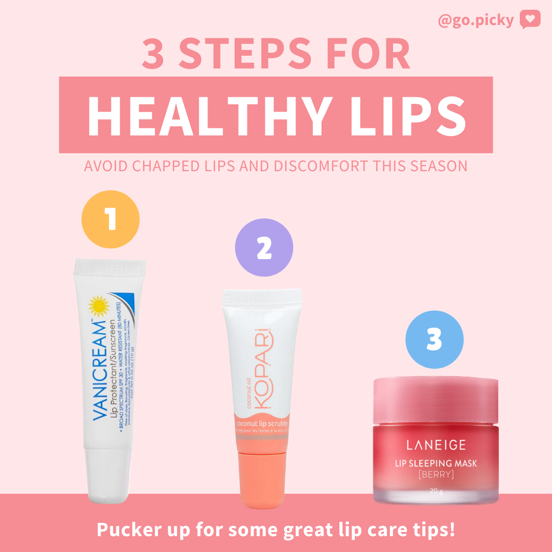 3 Steps For Healthy Lips