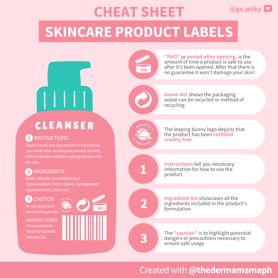 Picky Guide: Reading Skincare Labels Like A Pro